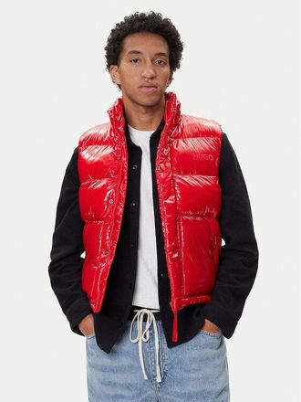 HUGO BOSS Weste 50547981 Rot Regular Fit