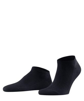Falke Herren Sneakersocken Family M Sn nachhaltige Baumwolle kurz einfarbig 1 Paar, Blau Dark Navy 6375, 43-46