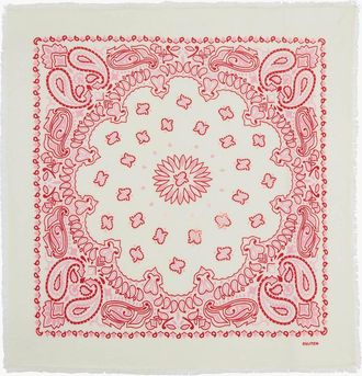 Kujten Grand bandana cachemire imprim&eacute; - Grand Bandana Hachiko Bico