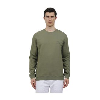 Dondup Logo-Print Rundhals-Sweatshirt - - Sweatshirts & Hoodies - Herren - Gr&uuml;n - L