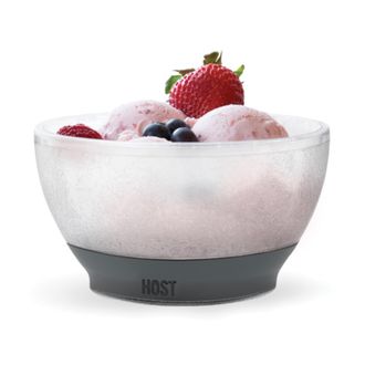 Host Ice Cream Freeze Schale, gefrierbares doppelwandiges isoliertes K&uuml;chenzubeh&ouml;r mit K&uuml;hlgel f&uuml;r Desserts, Dips, M&uuml;sli, mit komfortablem Silikongriff, Ku