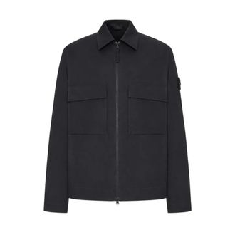 Stone Island Overshirt - - Jackets - Herren - Schwarzk - M