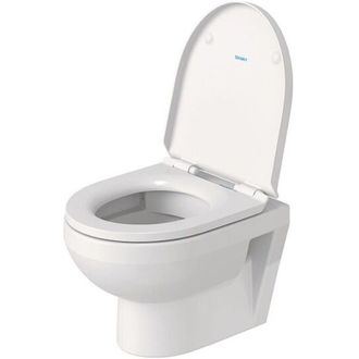Duravit Combi-Pack Duravit No.1 Compact Tiefsp&uuml;ler, sp&uuml;lrandlos, mit Softclose, wei&szlig; - 45750900A1