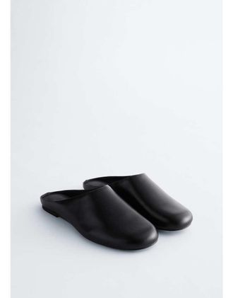 & Other Stories mule en cuir noir