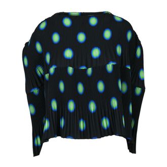 Maison Margiela Femme, Blouses et Chemises, Noir, Taille: 36 FR Haut pliss&eacute; sans manches