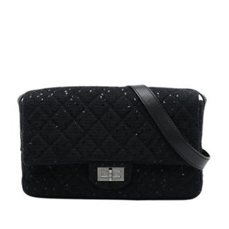 Chanel Pre-owned Tweed Flap Crossbody Bag - - Pre-owned - Damen - Schwarzk - ONE SIZE