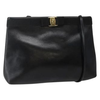 Ferragamo Pre-owned Cuir sacs-ports-paule - Femme - Pre-owned - Noir - Taille: ONE Size