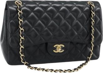Chanel Sac bandouli&egrave;re vintage doccasion - Femme - Pre-owned - Noir - Taille: ONE Size