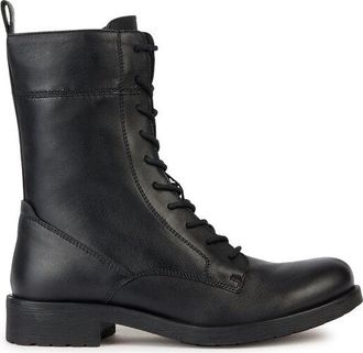 Geox Schn&uuml;rschuhe D Rawelle D366RA 000TU C9999 Schwarz