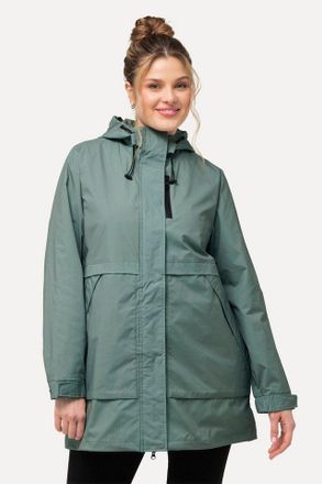 Ulla Popken Outdoorjacke HYPRAR Parka Kapuze recycelt