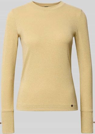 Marc Cain Regular Fit Longsleeve mit Rundhalsausschnitt