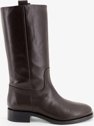 Aeyde Theo Knee-High Leather Boots - AEYDE - gender_Woman