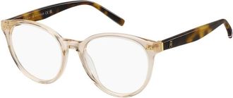 Tommy Hilfiger Femme, Accessoires, Orange, Taille: 52 MM Monture Optique Pantos