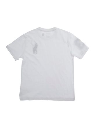 Polo Ralph Lauren Boys T-Shirt Pony White Cotton T-Shirts And Polos
