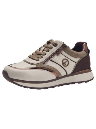 Tamaris Damen Sneaker Wechselfußbett; Chocolate Combined, EU 37