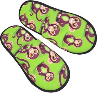 Generic Singe Unisexe Slippers Chaud Chaussons L&eacute;g&egrave;res Pantoufles Pour Automne Hiver Int&eacute;rieur L