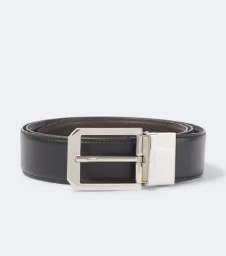 Ermenegildo Zegna Ceinture r&eacute;versible en cuir