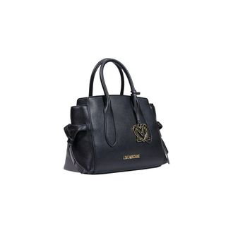 Love Moschino Womens Polyurethane Top Handle Bag Black