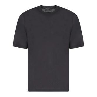 Dell'Oglio Schwarze T-Shirts f&uuml;r M&auml;nner - - Tops - Herren - Schwarzk - 2XL