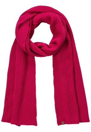 Camel Active Damen Weicher Strickschal aus reiner Baumwolle Magenta, womenswear-OS