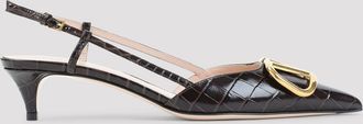 Valentino Garavani Slingback avec logo V et signature