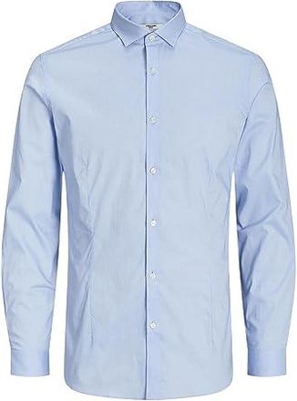 Jack & Jones Jack & Jones Chemise pour Homme, Coupe Extra ajust&eacute;e, Bleu Cachemire/Coupe : Super Slim, M