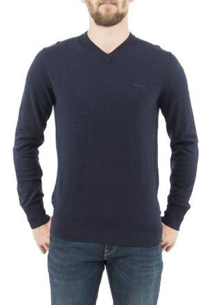 Schott NYC Herren Plbeal2 Pullover, Navy, Medium