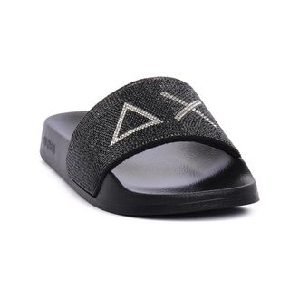 Sun 68 SUN68 11 SLIPPERS STRASS LOGO