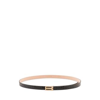 Victoria Beckham Micro Dorian G&uuml;rtel - - Accessories - Damen - Schwarzk - 90 CM