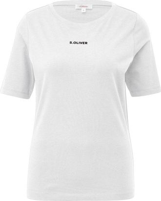 s.Oliver T-Shirt mit Logoschriftzug