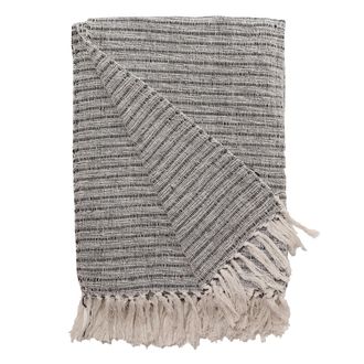 Au Maison Decke &Uuml;berwurf Linien Unendlich 100% Baumwolle 130x180 cm Skandinavisch Grau