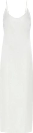 La Perla Femme, Robes, Blanc, Taille: 42 FR Long Slip Dress-Silk