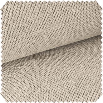 Novely CURTIS - Schwer Entzündbarer Möbelstoff - Wasserabweisender Polsterstoff mit Wabenstruktur - Pflegeleicht Meterware 1lfm | Farbe: 11 Beige