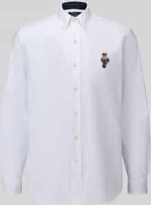 Polo Ralph Lauren Freizeithemd aus reiner Baumwolle mit gesticktem Motiv-Detail