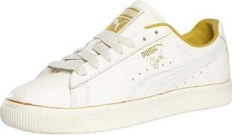 Puma Homme Baskets en Cuir Clyde The Neverworn, Frosted Ivory/Alpine Snow, 44.5 EU
