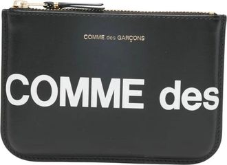 Comme Des Gar&ccedil;ons Homme, Accessoires, Noir, Taille: ONE Size Huge Logo Wallet