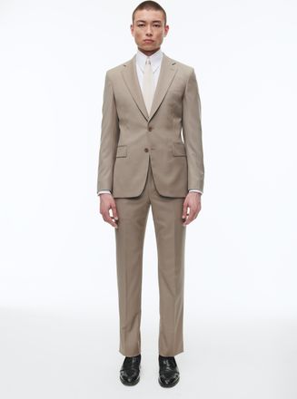 Fursac Costume en serge de laine beige - Taille 44 - Homme