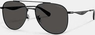 Coach Pilotensonnenbrille Aus Metall Mit C-Metalldetails