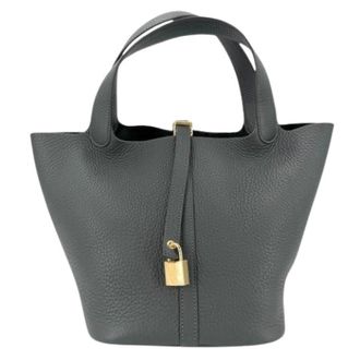 Herm&egrave;s Pre-owned Bucket Bag - Femme - Pre-owned - Vert - Taille: ONE Size