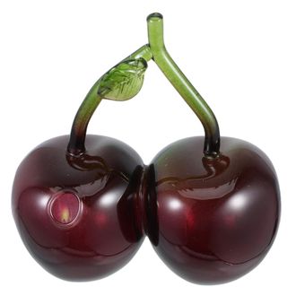 Amosfun Blumenhalter Glasvase in Kirschform Vielseitiges Hydroponik Pflanzgef&auml;&szlig; f&uuml;r Wohn und Arbeitsr&auml;ume Pflegeleicht Zuf&auml;llige Farbe