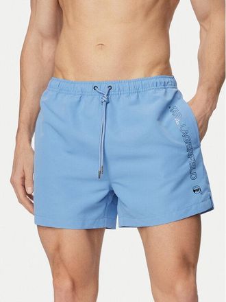 Karl Lagerfeld Badeshorts B1M46001 Blau Regular Fit