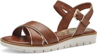 Marco Tozzi Sandale cale by Guido Maria Kretschmer 2-28601-42 Femme, Cognac Comb, 38 EU