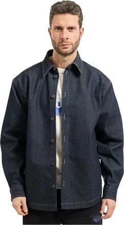 HUGO BOSS Homme, Chemises, Bleu, Taille: M Oversize Shirt