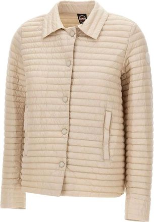 Colmar Femme, Vestes, Beige, Taille: 34 FR Doudoune Ultral&eacute;g&egrave;re avec Col