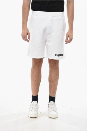 Dsquared2 Brushed Cotton Shorts with Elastic Waistband size Xs
