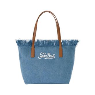 MC2 Saint Barth Femme, Sacs, Bleu, Taille: ONE Size City Shopper Bag