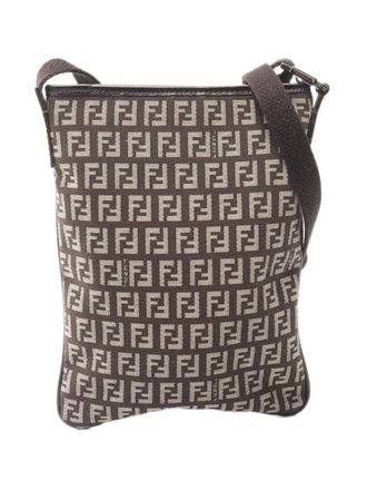 Fendi sac &agrave; bandouli&egrave;re Zucchino (2000-2010) - Marron