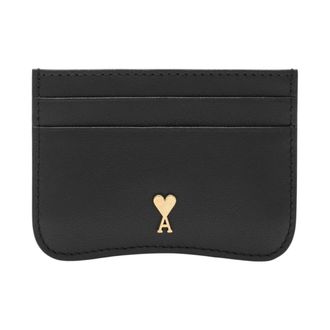 Ami Paris Paris Zipped Card Holder - - Accessories - Damen - Schwarzk - ONE SIZE