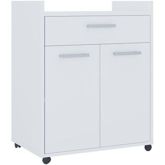 Vicco Caisson roulant Ansel, Blanc, 60x40cm avec tiroirs, Vicco