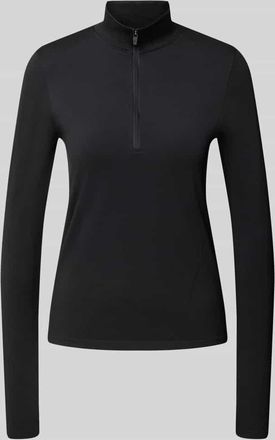 Fabletics Slim Fit Longsleeve mit Troyer-Kragen Modell FEATHER